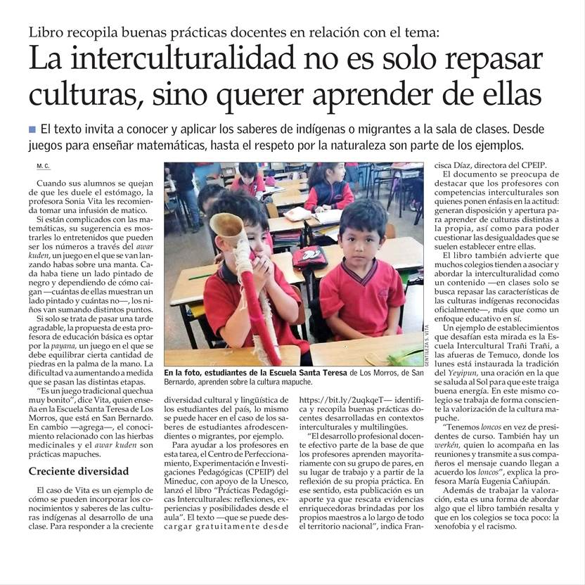 La Interculturalidad No Es Solo Repasar Culturas Sino Querer Aprender